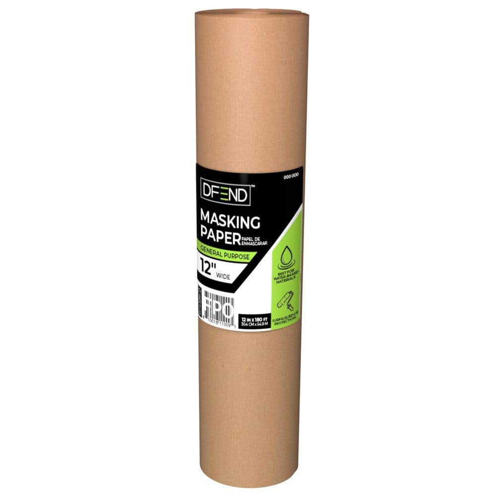 Reviews for Pratt Retail Specialties 1 ft. x 180 ft. Brown Masking ...