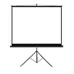 ProHT 84 in. Manual Projection Screen with White Frame 05350