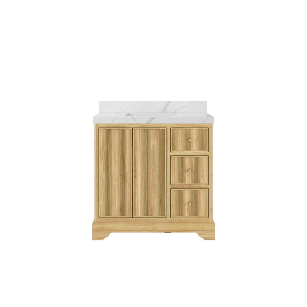Willow Collections Austin Teak 36 in. W x 22 in. D x 36 in. H Single ...