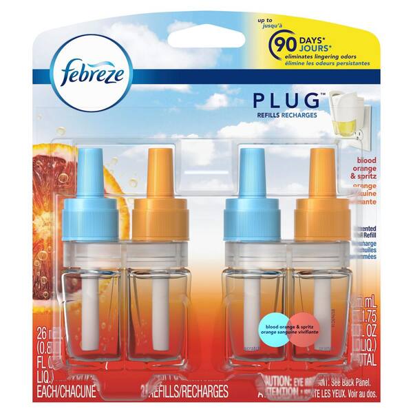 Febreze 1.75 oz. Blood Orange and Spritz Scented Oil Plug-in Automatic ...