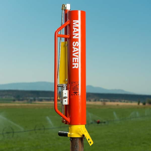 MAN SAVER Orange Steel Air Powered Fence Post Driver, 2-7/8 in. Max OD ...