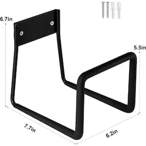 Cubilan Deluxe Wall Mount Garden Hose Hanger Duty Metal Hose Holder ...