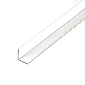 Outwater 1/2 in. D x 1/2 in. W x 36 in. L Clear Butyrate Plastic 90 ...