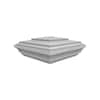 Veranda 4 in. x 4 in. White New England Post Cap with Glue 73031272 ...