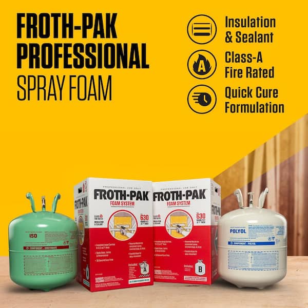 FROTH-PAK 630 Insulation and Sealant Spray Foam System 12115890 - The ...