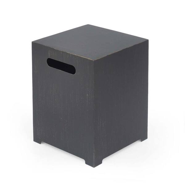 Outdoor Iron Tank Holder, Side Table, for Storage, Hides Propane Tank ...