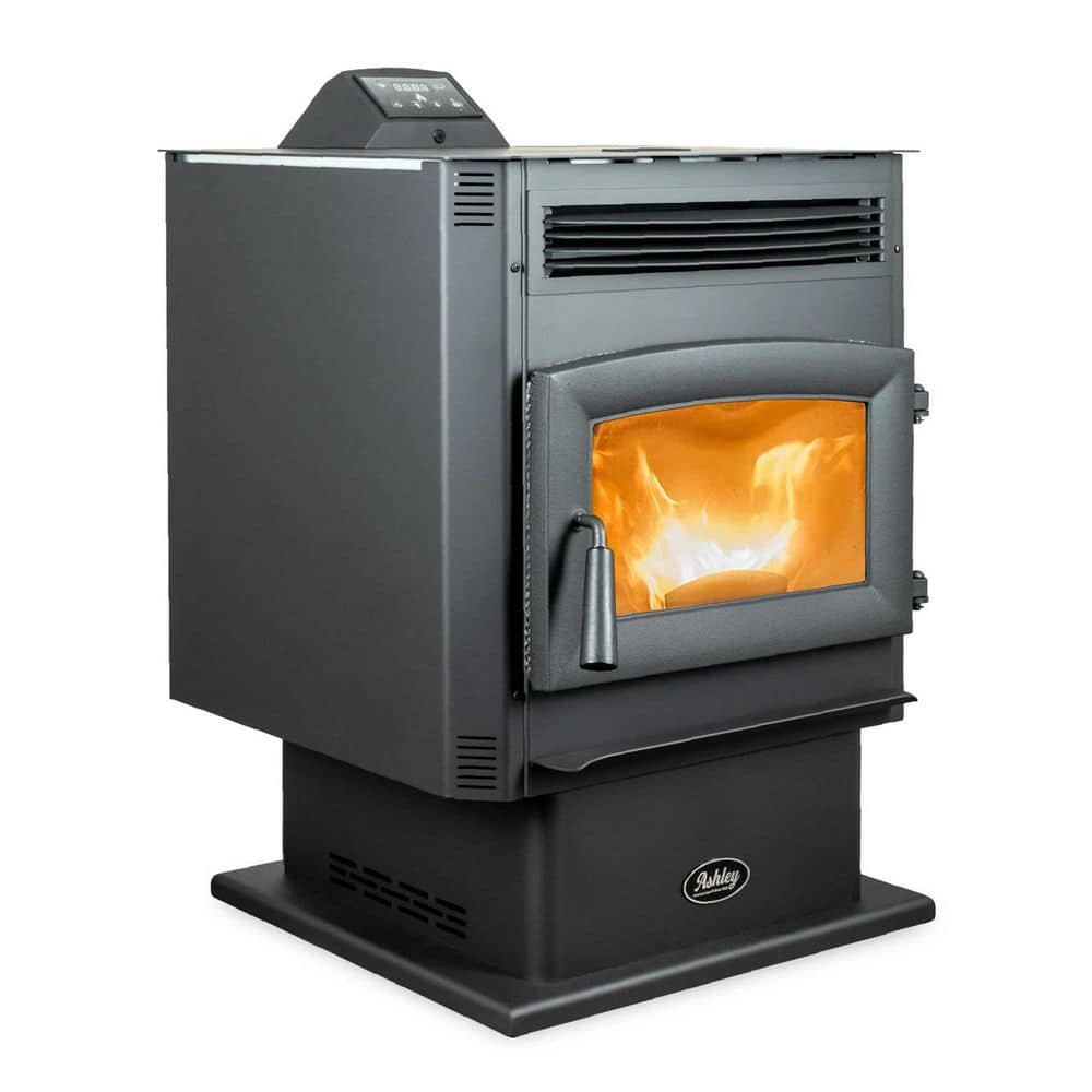 Ashley Hearth Products Ashley 2200 sq. ft. Pedestal Pellet Stove 90 LB ...