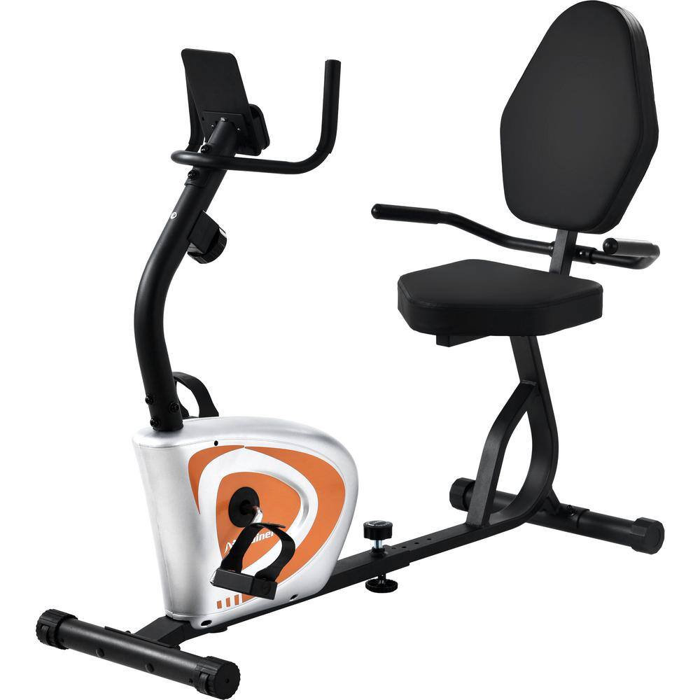 Amucolo Recumbent Exercise Bike, 8 Level Adjustable Magnetic Resistance ...