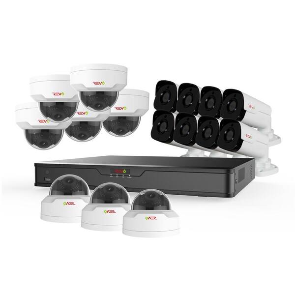 Revo Ultra HD 16-Channel 4TB Surveillance NVR System with (16) 4 ...