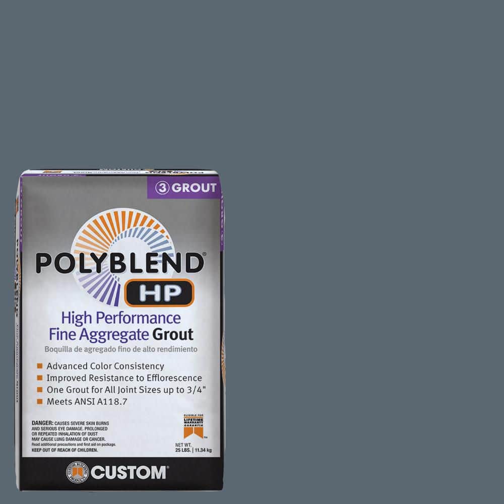 Custom Building Products Polyblend HP #645 Steel Blue 25 lbs. High ...
