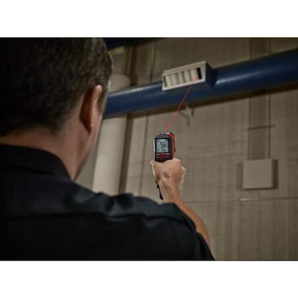 Milwaukee Laser Temperature Gun Infrared/Contact 30:1 Thermometer 2269 ...