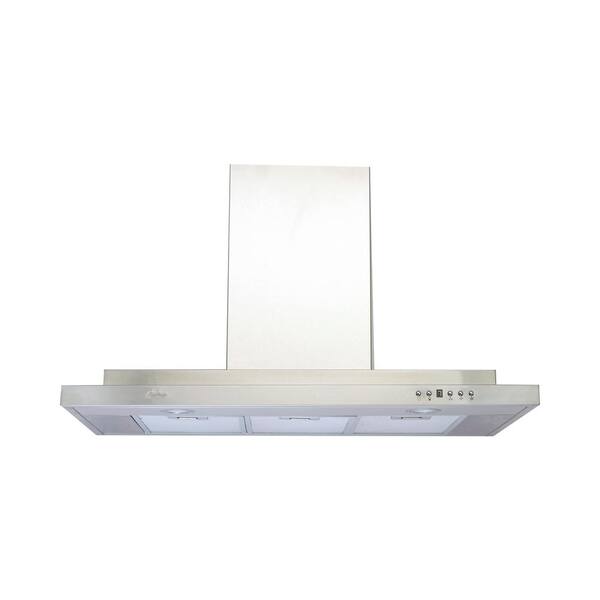 Cyclone 30 in. 550 CFM Double Layers T-Shape Wall Mount Range Hood with ...