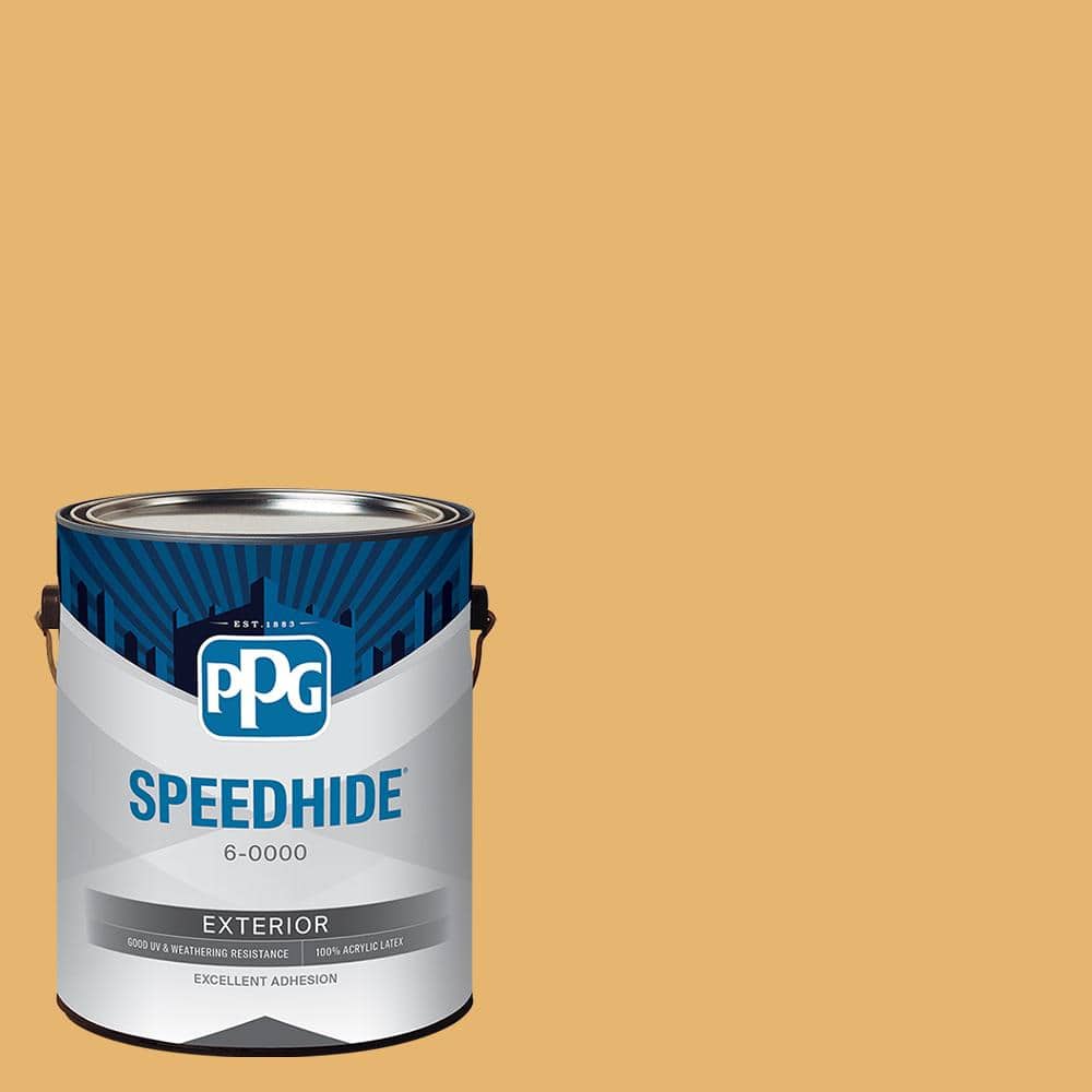Reviews for SPEEDHIDE 1 gal. Bold Butterscotch PPG12-08 Satin Exterior ...