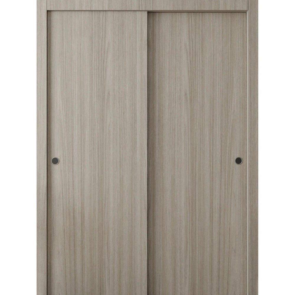 Sartodoors Assembly Required 3011 56 in. x 84 in. Reversible Oak Franko ...