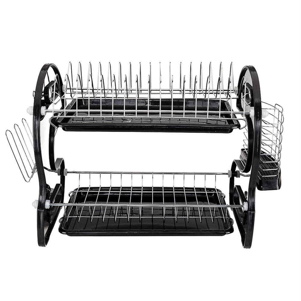 Aoibox Multifunctional Dual Layers, Collection Shelf Dish Drainer ...