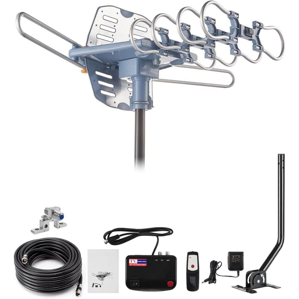 EKIEUDL 150 Mile Reception Amplified UHF, VHF, 4K 1080p HD Digital ...