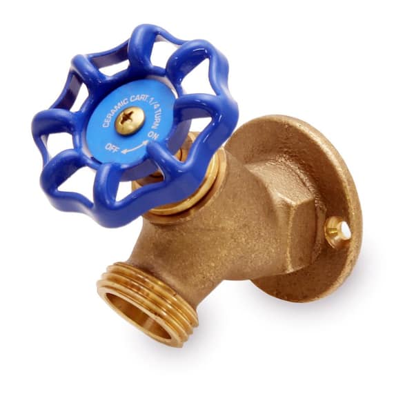 The Plumber's Choice 3/4 in. FIP Inlet x 3/4 in. MHT Outlet Ceramic Cartridge Sillcock Hose Bibb ...