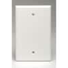 Leviton 1-Gang White Blank Plate Plastic Box Mount Midway/Midsize Wall ...