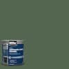 BEHR PREMIUM 1 qt. #S410-7 Equestrian Green Satin Enamel Urethane Alkyd ...