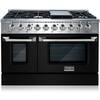 JANSKA Professional Series 48 in., 8-Burners, Freestanding, 6.7 cu. ft ...