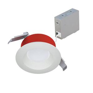 HALO 6 in. Fire Rated Canless Integrated LED, Recessed Light Trim, 5CCT ...