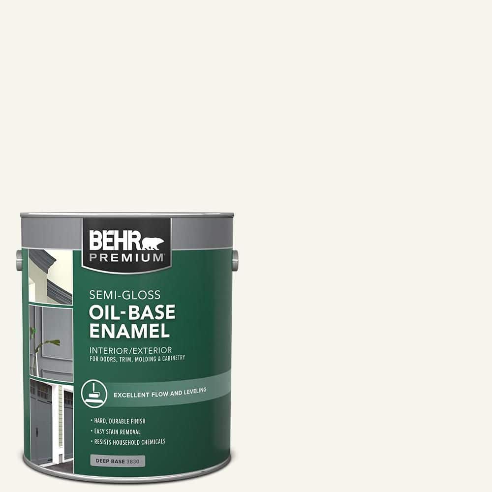 BEHR 1 gal. Deep Base Oil-Base Semi-Gloss Enamel Interior/Exterior ...
