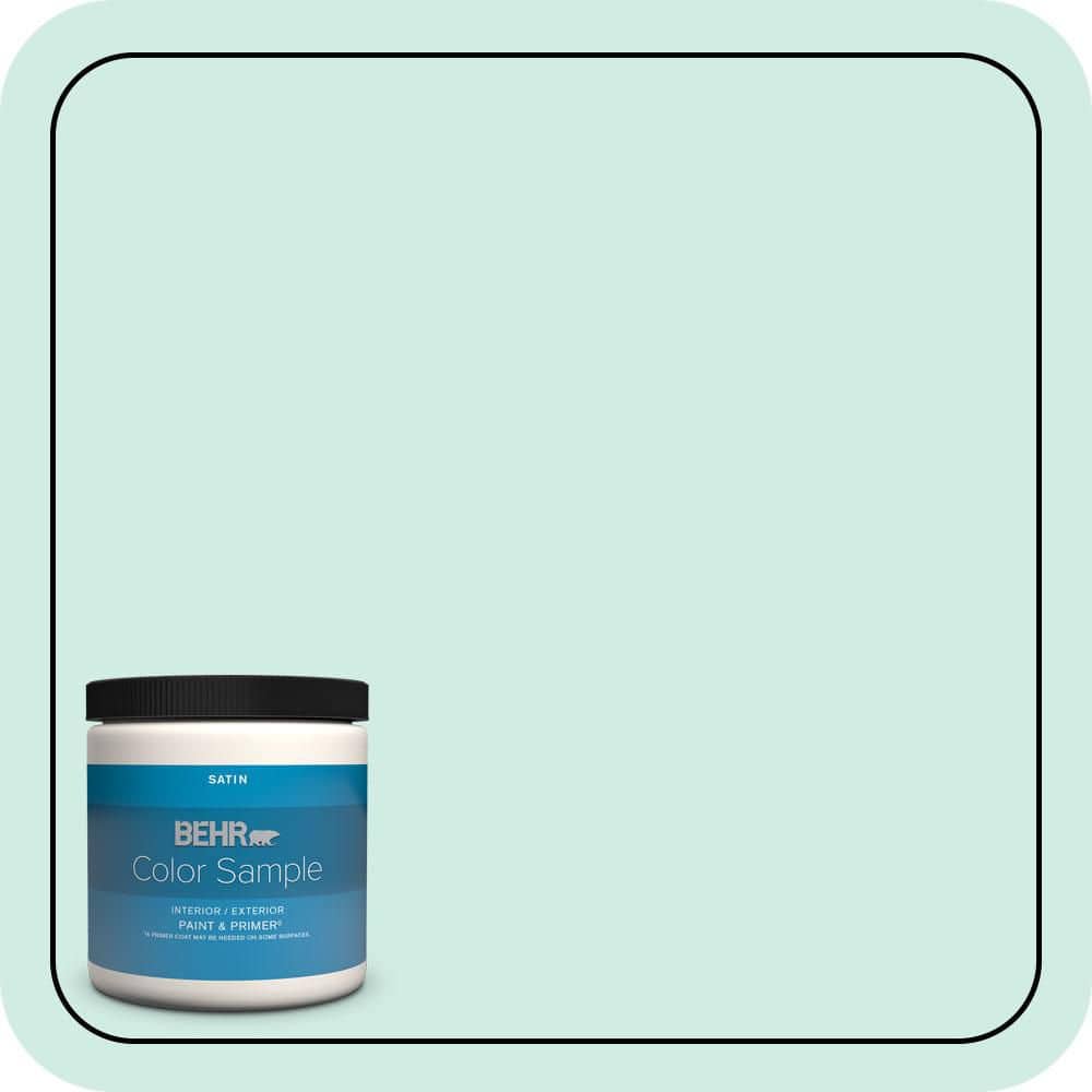 BEHR PREMIUM PLUS 8 oz. Home Decorators Collection #HDC-MD-19 Soft Mint ...