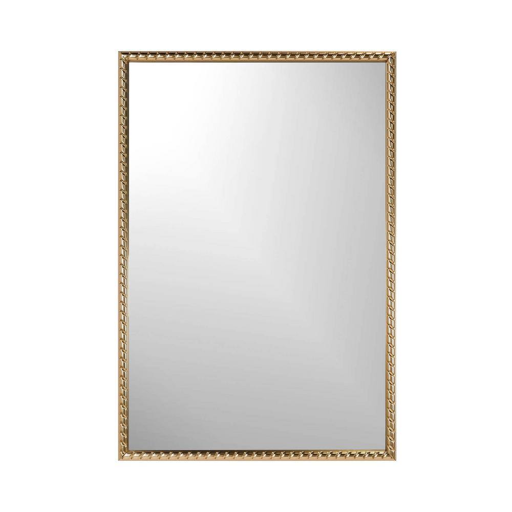 Undbranded Sabrina, Gold Decorative Mirror 24 in. x 36 in. 158-GLD-2436 ...
