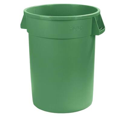 Carlisle Bronco 55 Gal. Green Round Trash Can Lid (2-Pack) 34105609