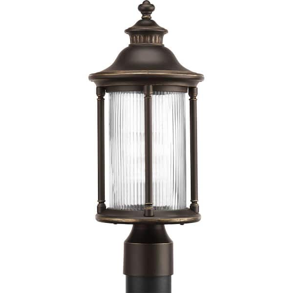 Progress Lighting Reside Outdoor Oil Rubbed Bronze Post Lantern P6402 ...