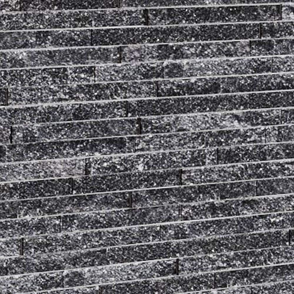 CRUZ BAY STUDIO Slender Strip 3 in. x 6 in. Midnight Sparkle Split Face ...