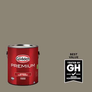 Glidden Premium 1-gal. PPG1025-5 Dark Ash Eggshell Interior Latex Paint ...