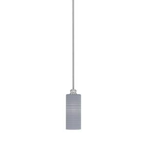 Albany 60-Watt 1-Light Brushed Nickel Pendant Mini Pendant Light Gray ...