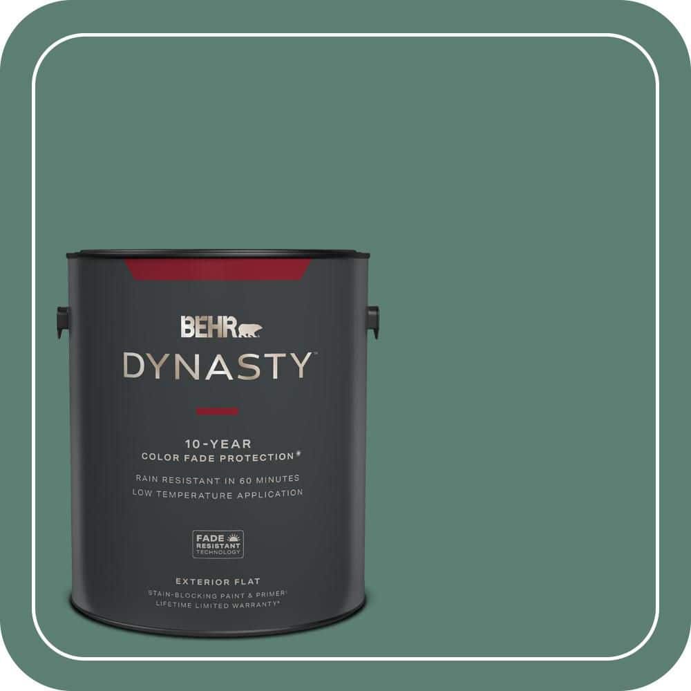 BEHR DYNASTY 1 gal. #M440-6 Trellis Vine Flat Exterior Stain-Blocking ...
