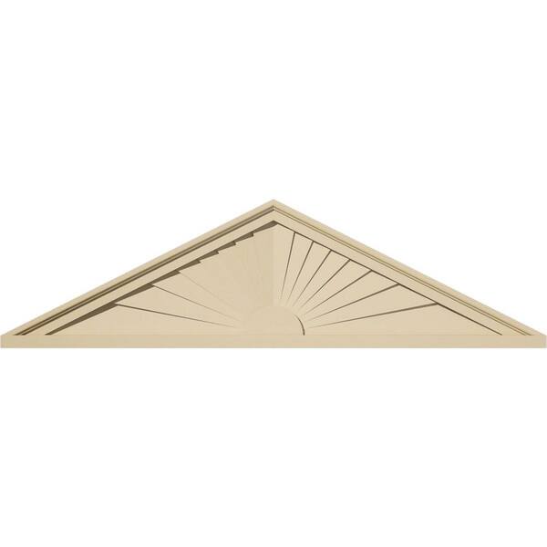 Ekena Millwork 44-in. W x 12-in. H x 2-in. P (Pitch 6/12) Peaked Cap ...