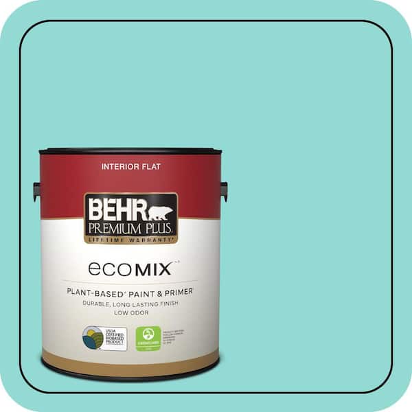 BEHR PREMIUM PLUS 1 gal. #490A-3 Sweet Rhapsody Flat EcoMix Plant-Based ...