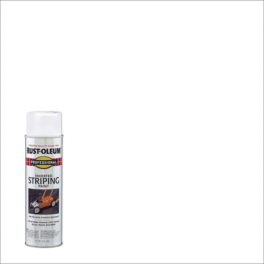Rust-Oleum Professional 18 Ounce Flat White Exterior Inverted Striping ...