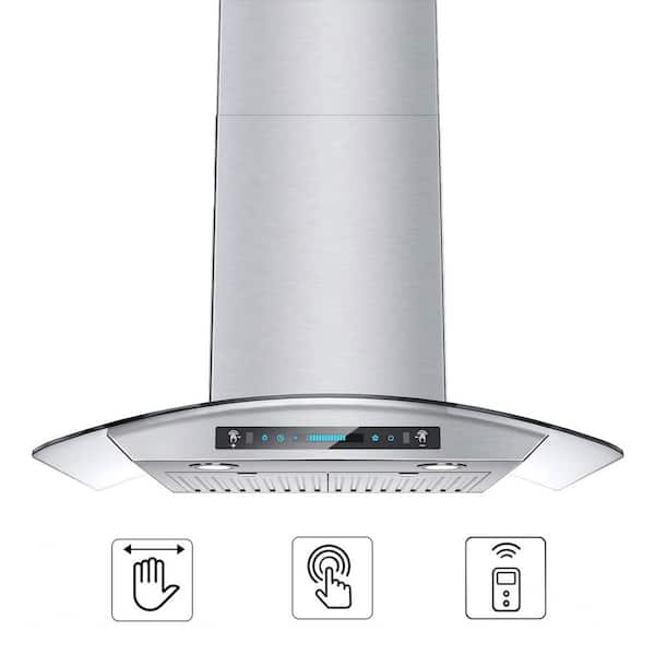 Reviews for VIKIO 30 in. 560 CFM Convertible Wall Mount Range Hood in ...