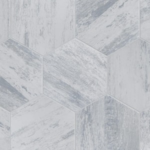 Merola Tile Marmaris Hex Sunset 8-5/8 in. x 9-7/8 in. Porcelain Floor ...
