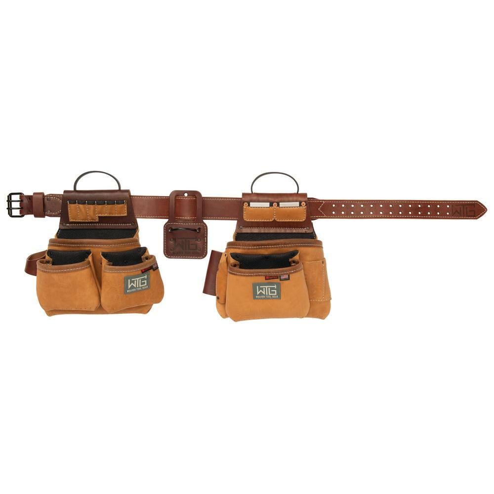 Weaver Tool Gear Super Framer Brown Leather Waist Tool Belt 85200-45-01 ...