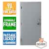 Armor Door 36 in. x 80 in. Right Hand Galvanneal Steel Commercial Door ...