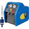 VIVOHOME R1234YF 1 HP Dual Cylinder Blue Portable Refrigerant Recovery ...