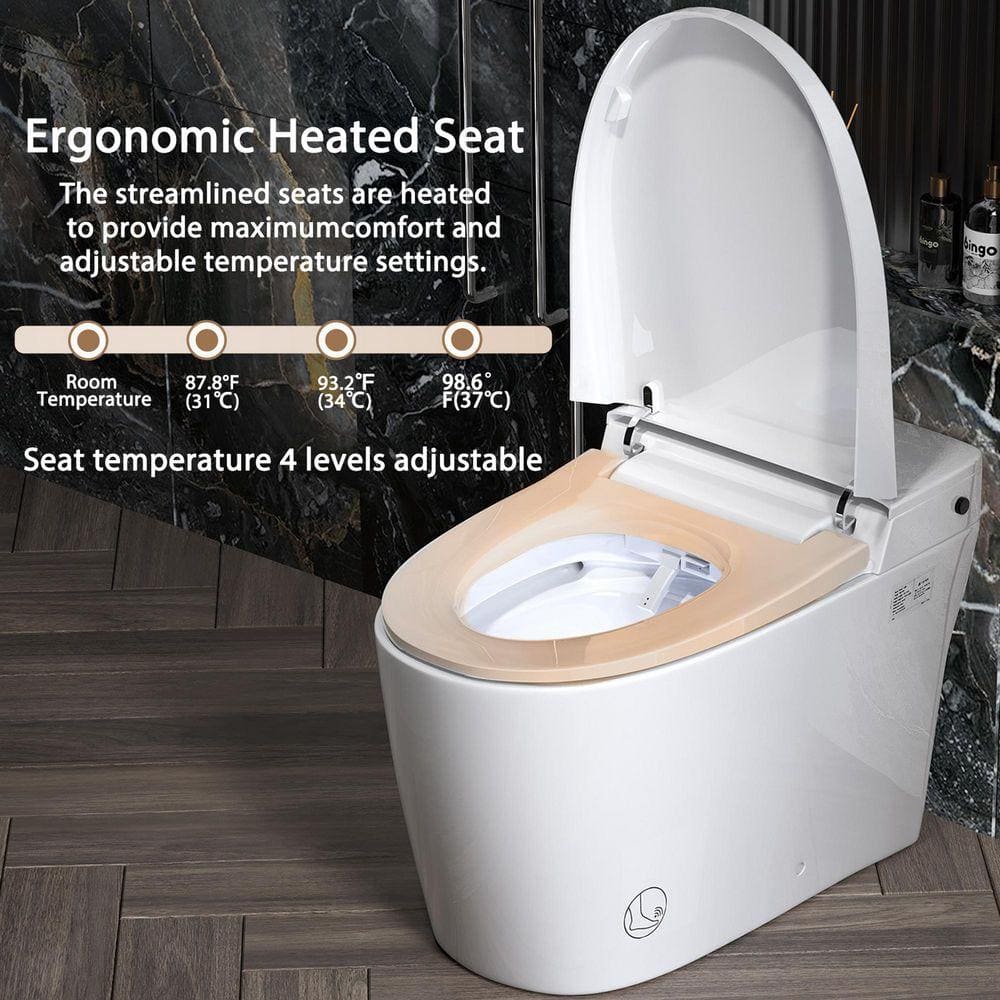 EEN ANDRO TAKIANG INC Smart Tankless Elongated Toilet Bidet Toilet 1.1 ...