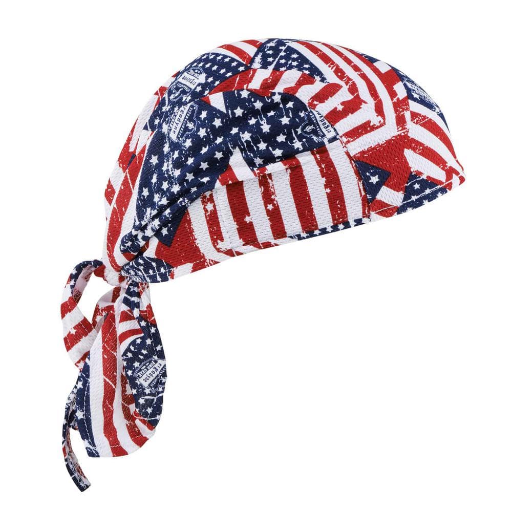 Ergodyne Stars and Stripes High-Performance Dew Rag 6615 - The Home Depot