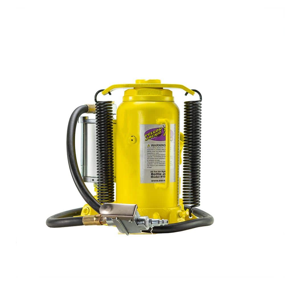 ESCO 20-Ton Air/Manual Hydraulic Bottle Jack 10450 - The Home Depot