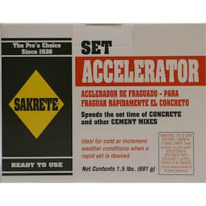 SAKRETE 1.5 lb. Set Accelerator 100033424 - The Home Depot