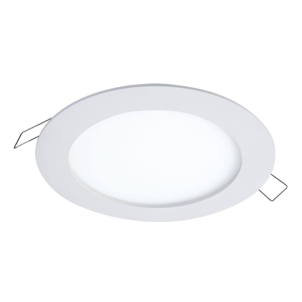 HALO SMD-DM 6 in. 3000K Remodel Canless Lens White Round Integrated LED ...