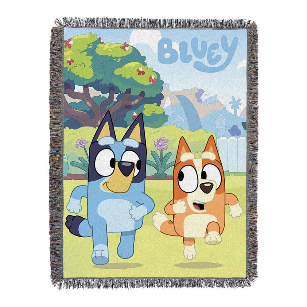 THE NORTHWEST GROUP BBC Studios Bluey Jogging Bluey Woven Tapestry ...