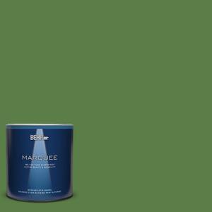BEHR MARQUEE 1 gal. #S-H-430 Mossy Green Semi-Gloss Enamel Exterior ...