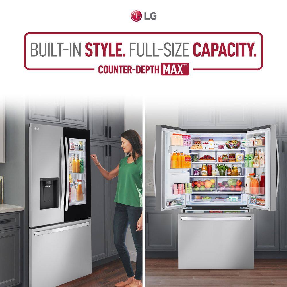 Buy 27 cu. ft. Smart Counter Depth MAX French Door Refrigerator with ...